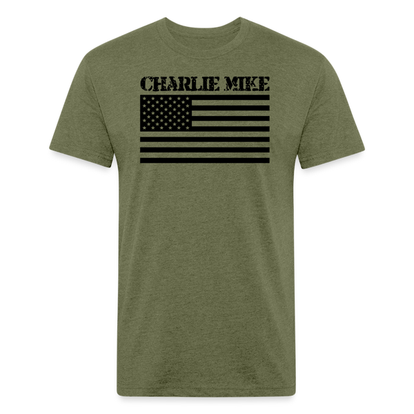 Charlie Mike Fitted Tee – We Shall Defend